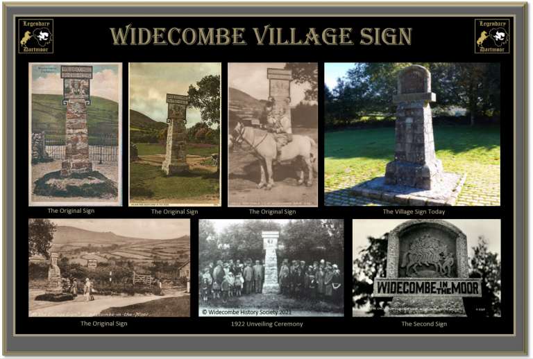 Widecombe Village Sign – Legendary Dartmoor